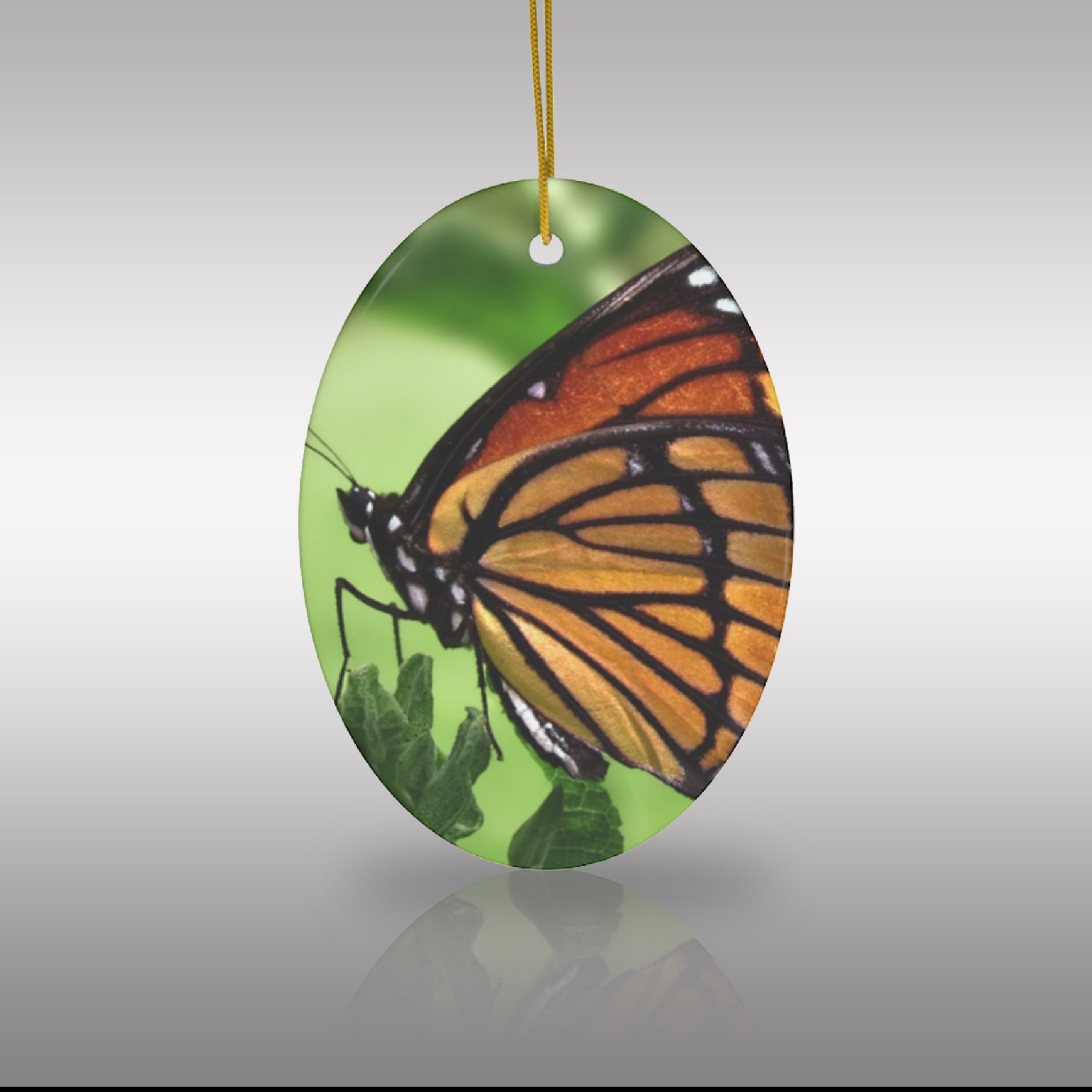 Monarch Butterfly Ceramic Ornament, Butterflies Garden Decor ...